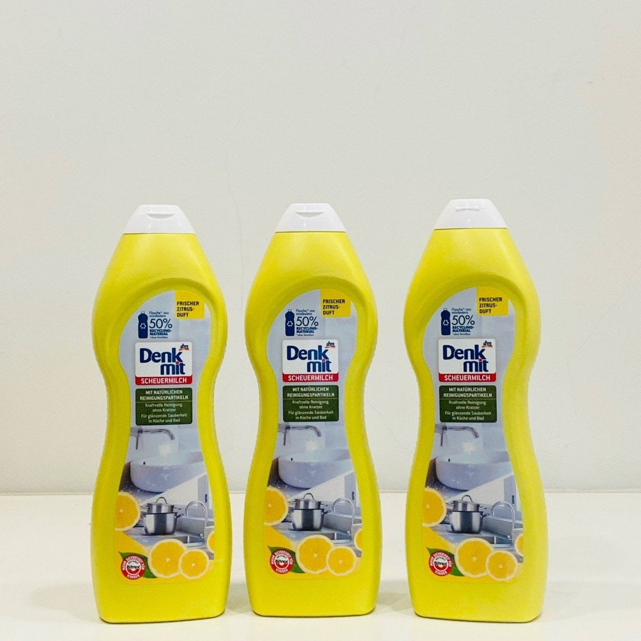 Kem tẩy xoong nồi inox và đồ sứ DENKMIT Scheuermilch 750ml – Tủ Nhà Lam