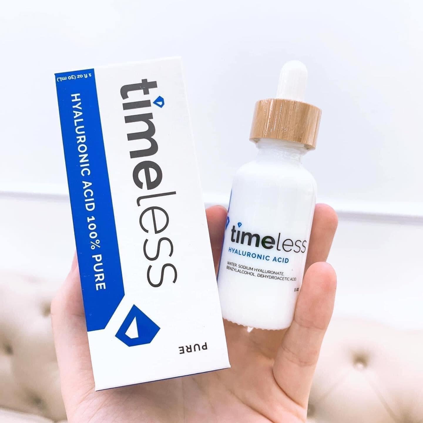 Serum thuần cấp nước TIMELESS HA 100% Pure 30ml – Tủ Nhà Lam